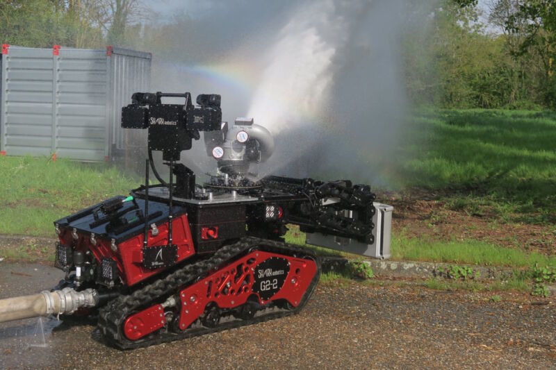 Un robot pompier pour le Sdis76